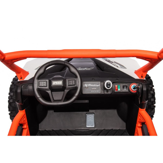 Акумулаторен двуместен джип Off-Road Racing 4X4 UTV 24V с дистанционно ...