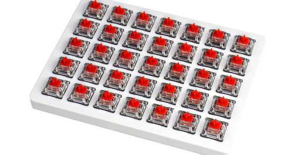 Суичове за механична клавиатура Keychron Red, Switch Set 35 броя