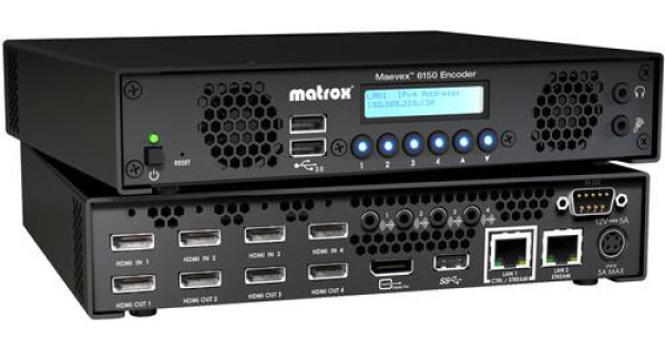 Енкодер Matrox Maevex 6152 Quad 4K, HDMI